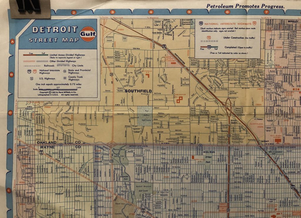Map of the Week: Detroit Street Map | Geospatial Mapping at Vassar