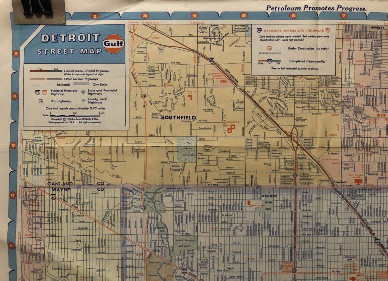 Map of the Week: Detroit Street Map | Geospatial Mapping at Vassar