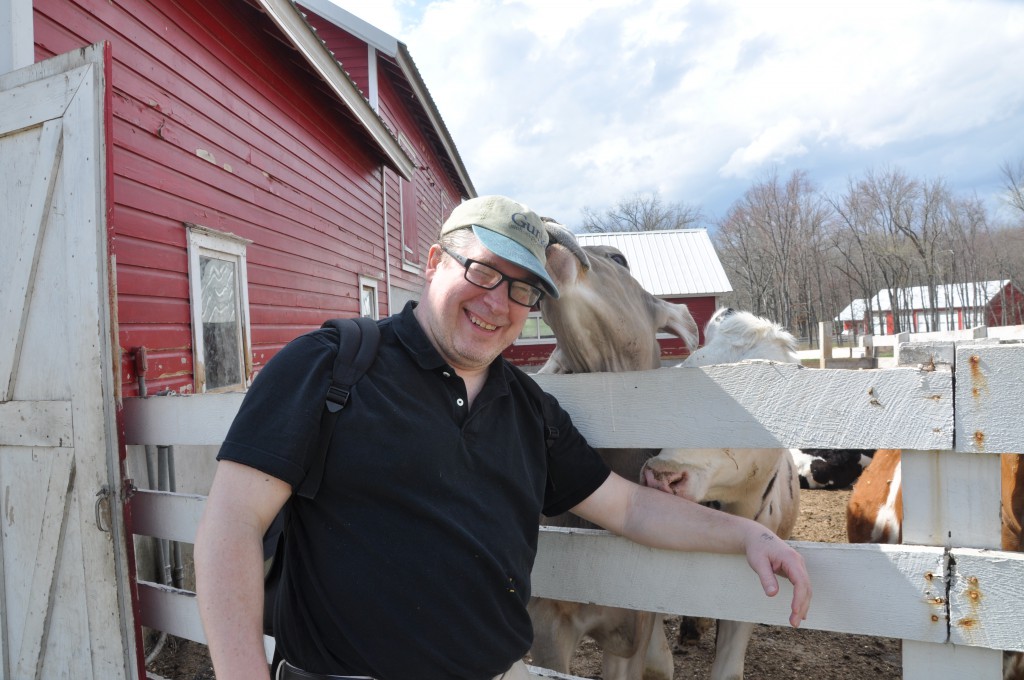 Baynard and a Cow | Sustaining Hudson Valley Agriculture