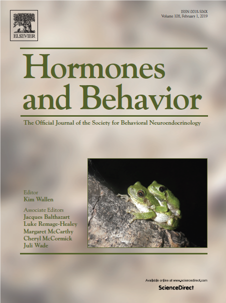 Gall Lab Publishes in Hormones and Behavior!