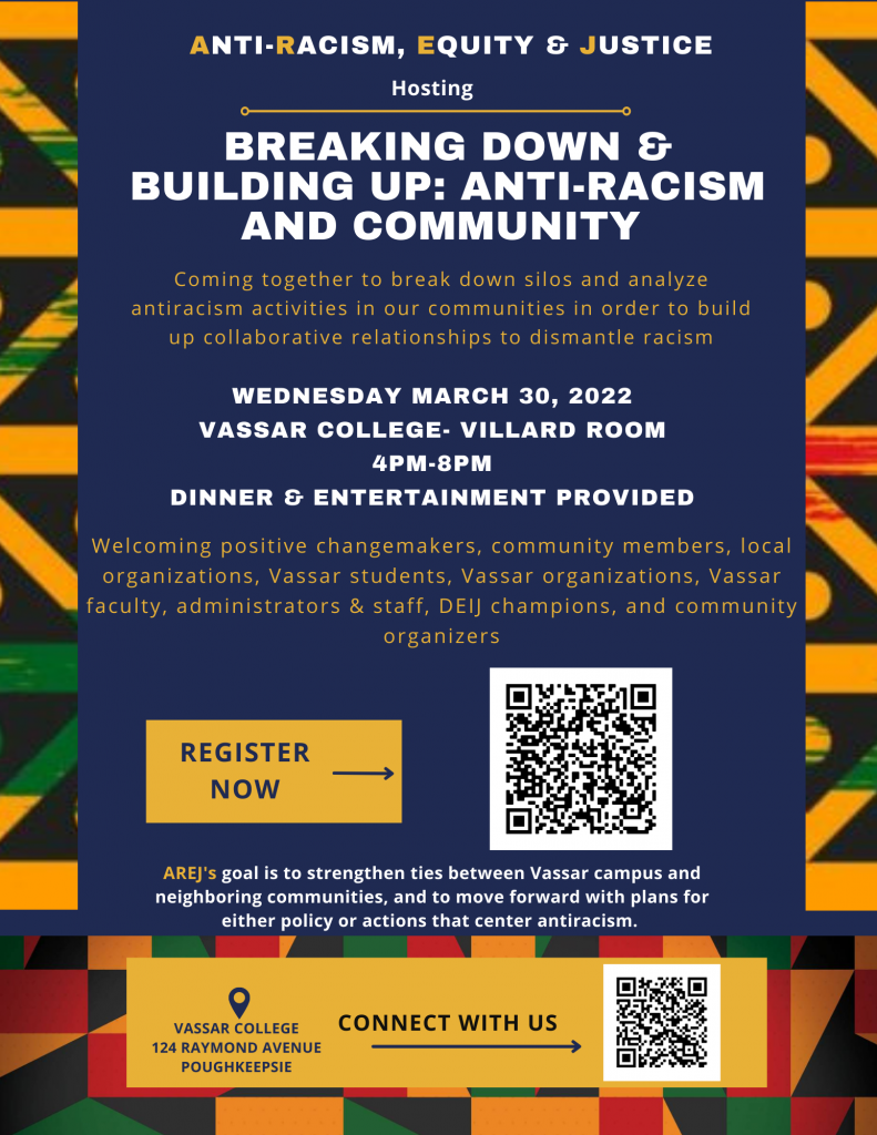 Breaking Down and Building Up: Anti-Racism and Community | VC Anti ...